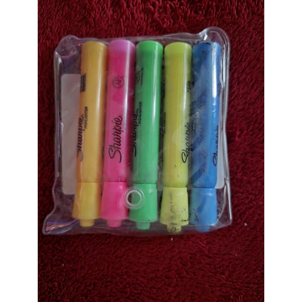 Sharpie | Art | Sharpie Smear Guard Highlighters 5 Pack Assorted Colors ...